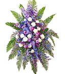 Flower.com - item: Blue and Purple Standing Spray