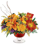 Just Flowers - item: Autumn Splendor Bouquet