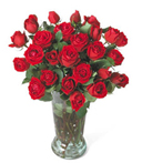 Just Flowers - item: Robustly Red Anniversary Roses